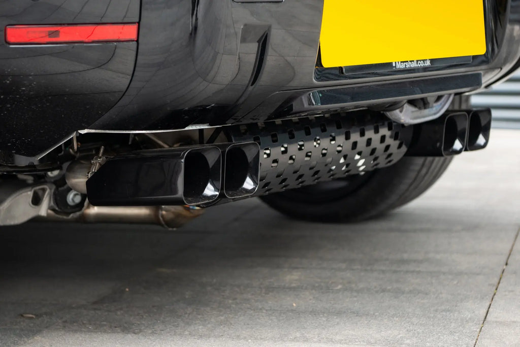 Land Rover Defender 110 V8 Petrol | Quad Exhaust System | Kahn ...