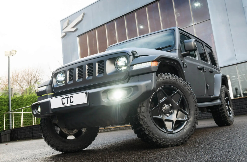 Jeep Wrangler JL (2018-Present) Carbon 4 Slot Grille 3D Mesh – Chelsea ...