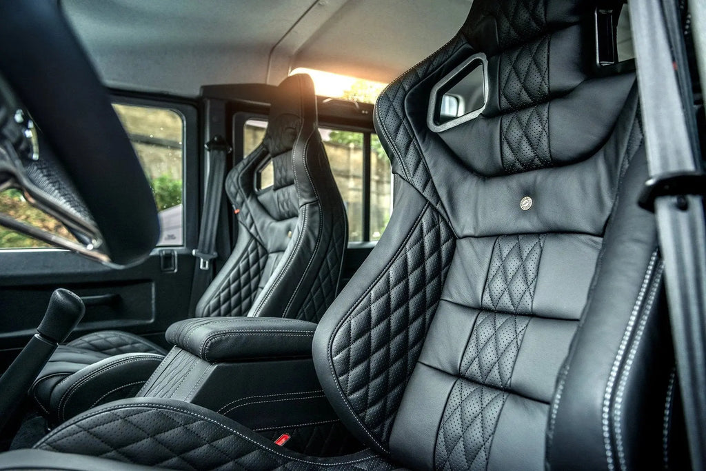 Land Rover Defender 110 (1991-2016) Diamond Design Leather Interior ...