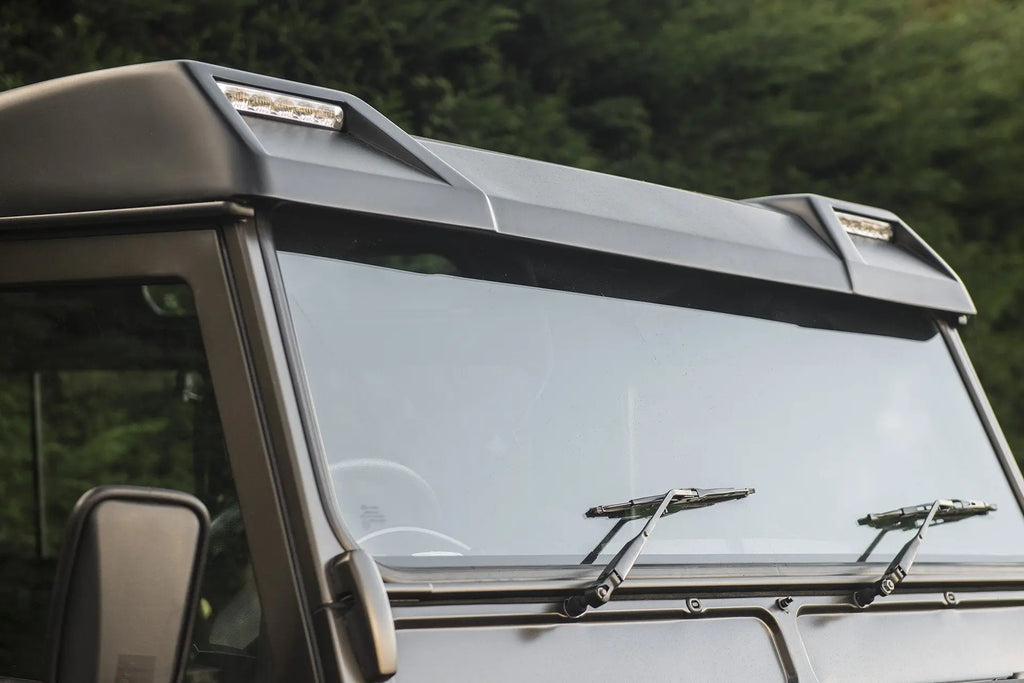 Land Rover Defender 90 (1991-2016) Front Roof Shield with LED Lights ...