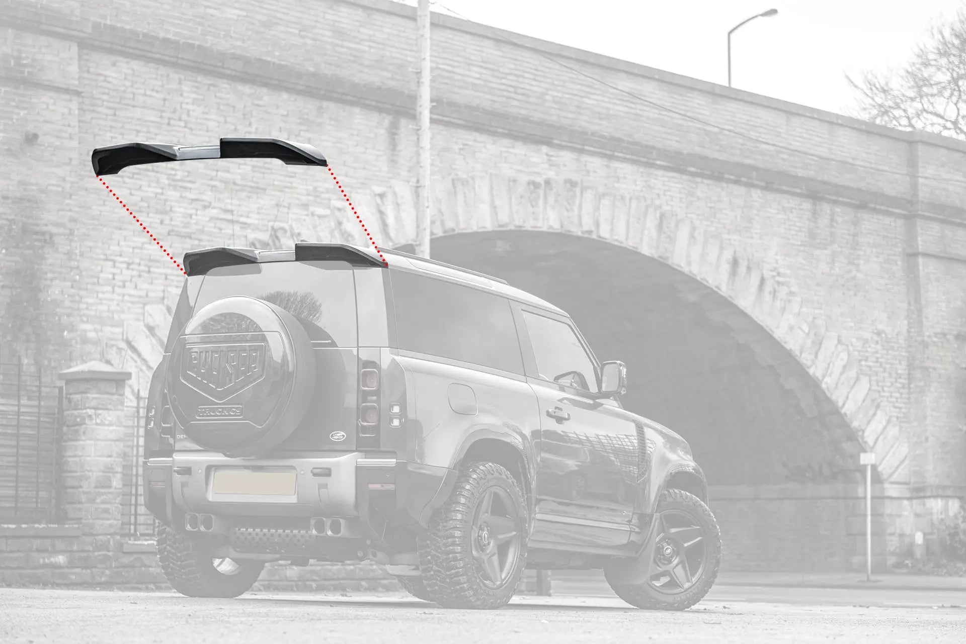 Land Rover Defender (2020-Present) Large Rear Roof Wing – Chelsea Truck ...