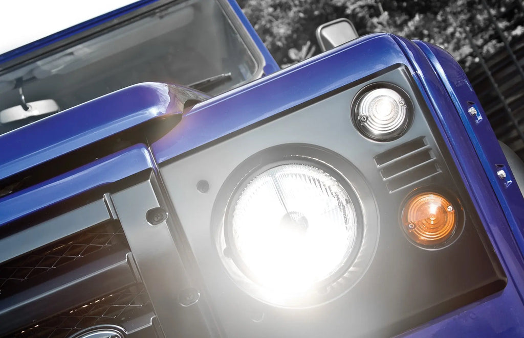 Land Rover Defender (1991-2016) Crosshair Military Headlamps LHD ...